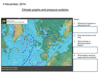 Lesson 3 climate graphs and pressure | PPTX