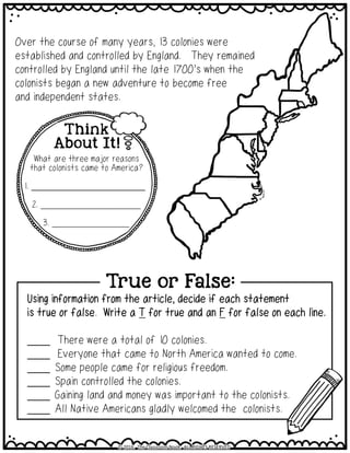 Colonial America Article | PDF