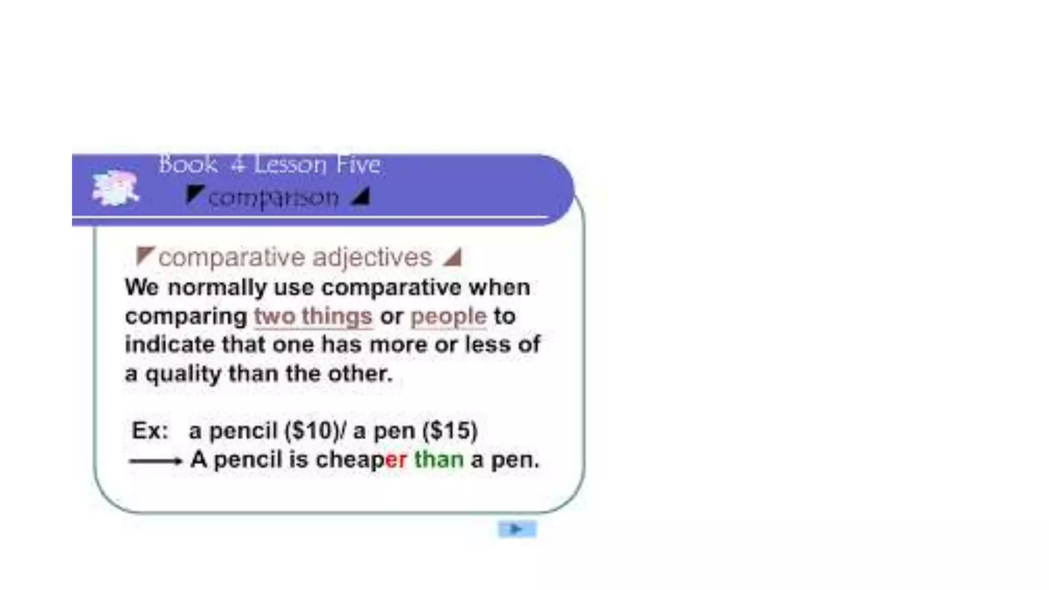 Lesson 3 Comparative Adjectives.pptx