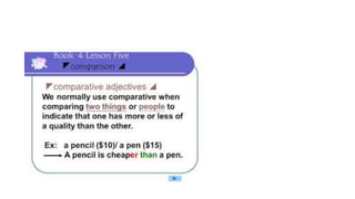Lesson 3 Comparative Adjectives.pptx