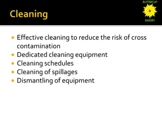 Lesson 3 control of food hazards allergens | PPTX