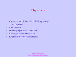 Oracle Forms Creation | PPT