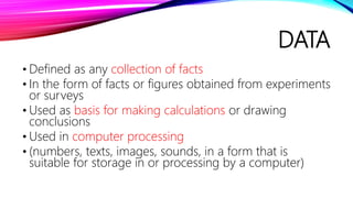 Data and Operators | PPT