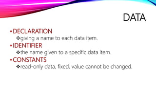 Data and Operators | PPT