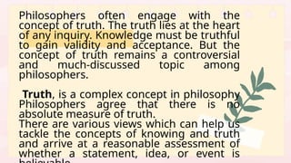 philosophy LESSON 3 ( DETERMINING TRUTH).pptx
