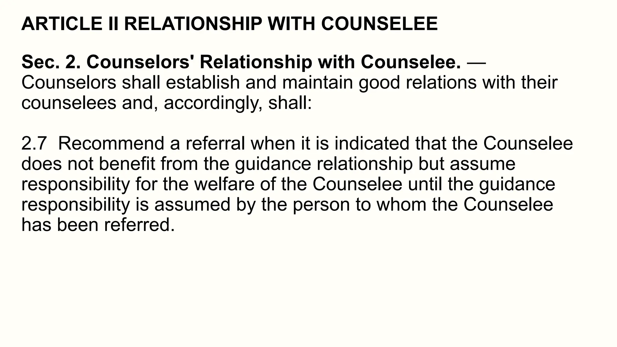 Lesson 3_Rights, Responsibilities and Accountabilities of Counselors | PPTX