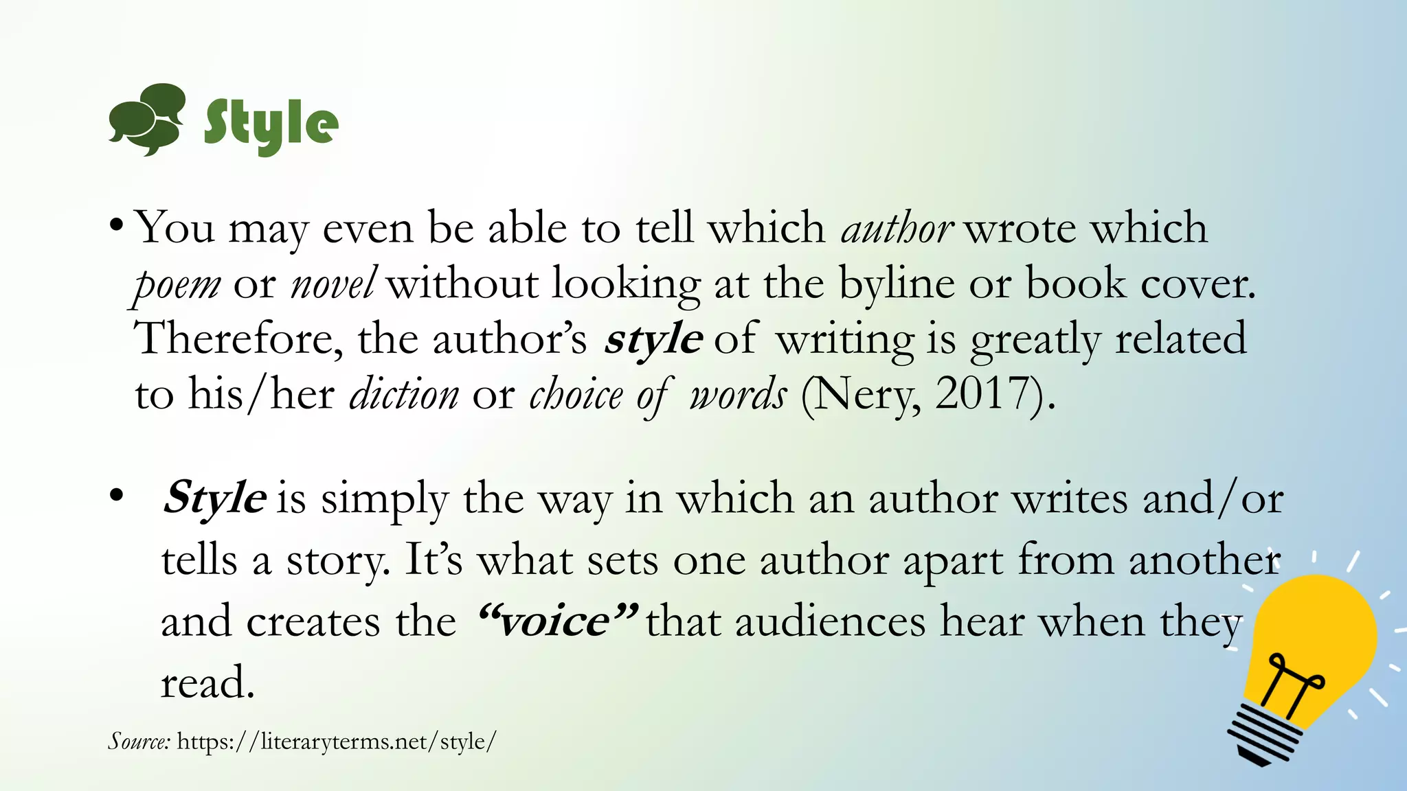 Lesson 3 (Diction, Tone, and Style) | PDF