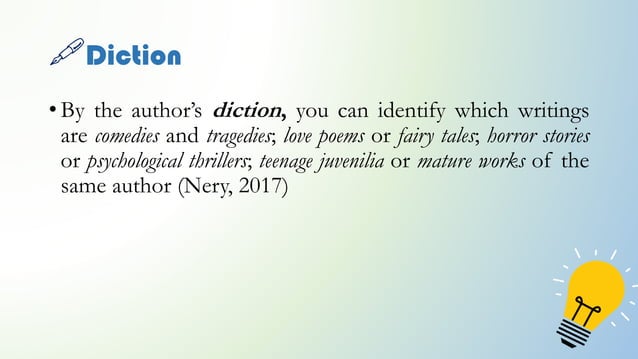 Lesson 3 (Diction, Tone, and Style) | PDF