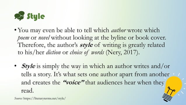 Lesson 3 (Diction, Tone, and Style) | PDF