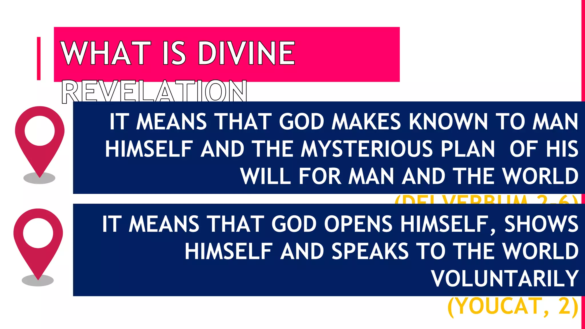 Divine revelation and faith response | PPTX