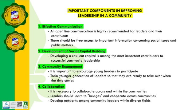 Functions of Communities | PPTX | Education