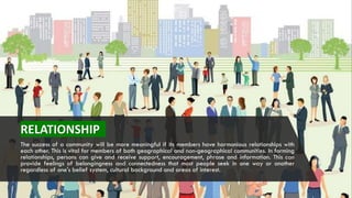 Functions of Communities | PPTX