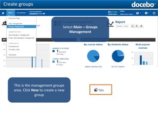 How to manage Users information with the Docebo E-Learning platform ...
