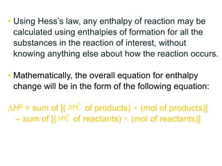 Lesson 3 hess' law | PPTX