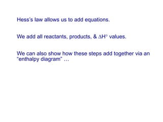Lesson 3 hess' law | PPTX