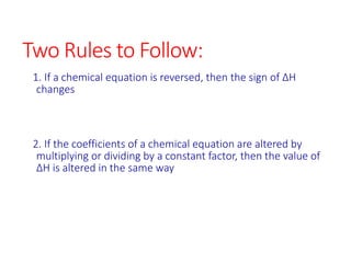 Lesson 3 hess' law | PPTX