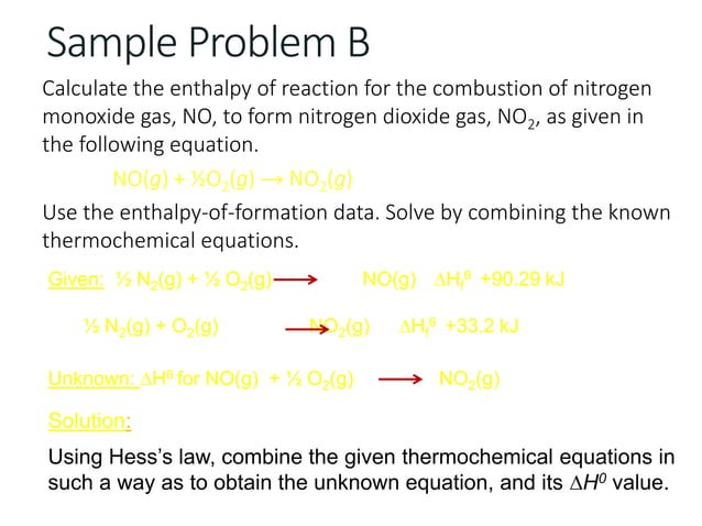 Lesson 3 hess' law | PPTX