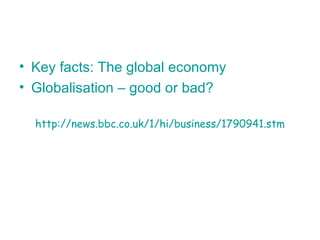 Lesson 3 How Has Globaisation Changed Manufacturing Tn Cs | PPT