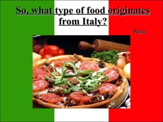 Lesson 3 Hwk Italy – Menu | PPT
