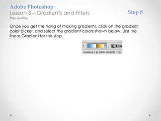 Photoshop Lesson 3 | PPTX