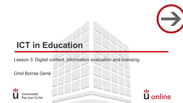 Lesson 3: digital content, information evaluation and licensing | PPT