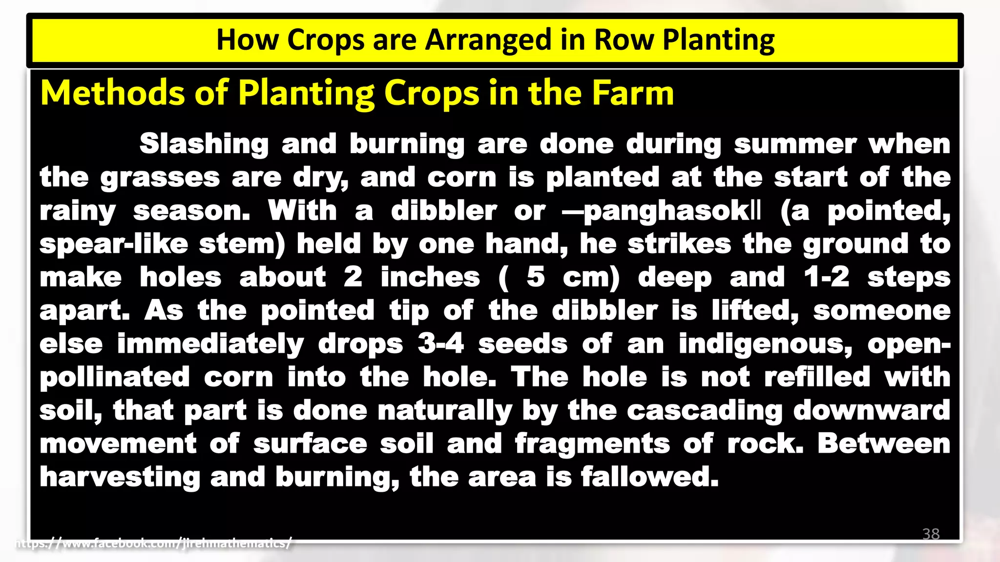 Agri-Crop Production - Lesson 3 interpret plans and drawings | PDF