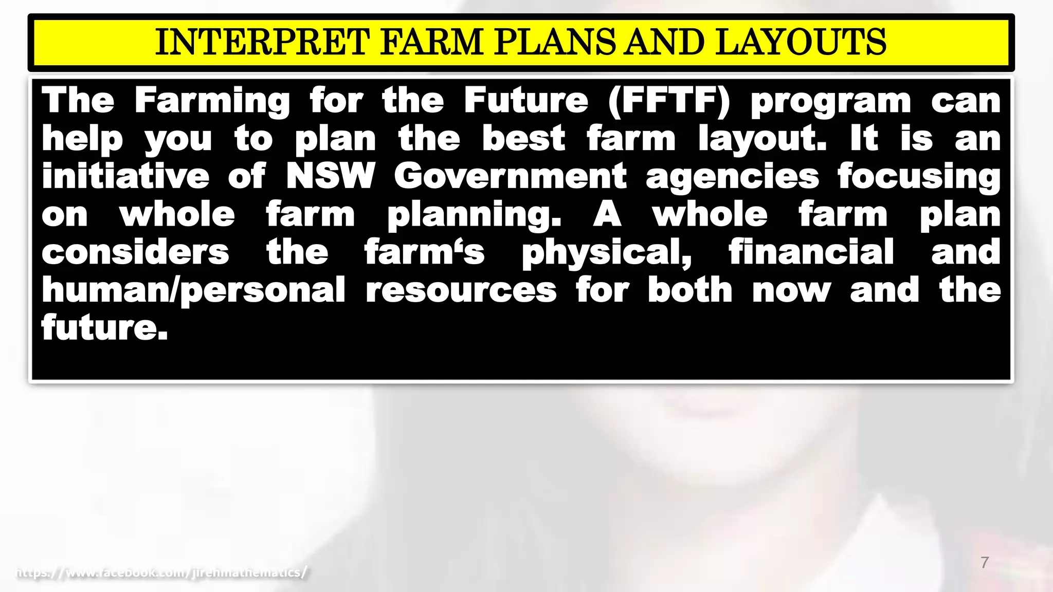 Agri-Crop Production - Lesson 3 interpret plans and drawings | PDF