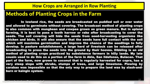 Agri-Crop Production - Lesson 3 interpret plans and drawings | PDF