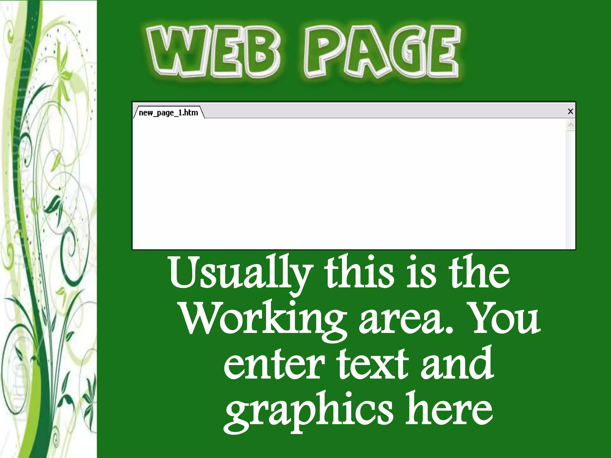 Introduction, features and environment of ms front page 2003 | PPTX
