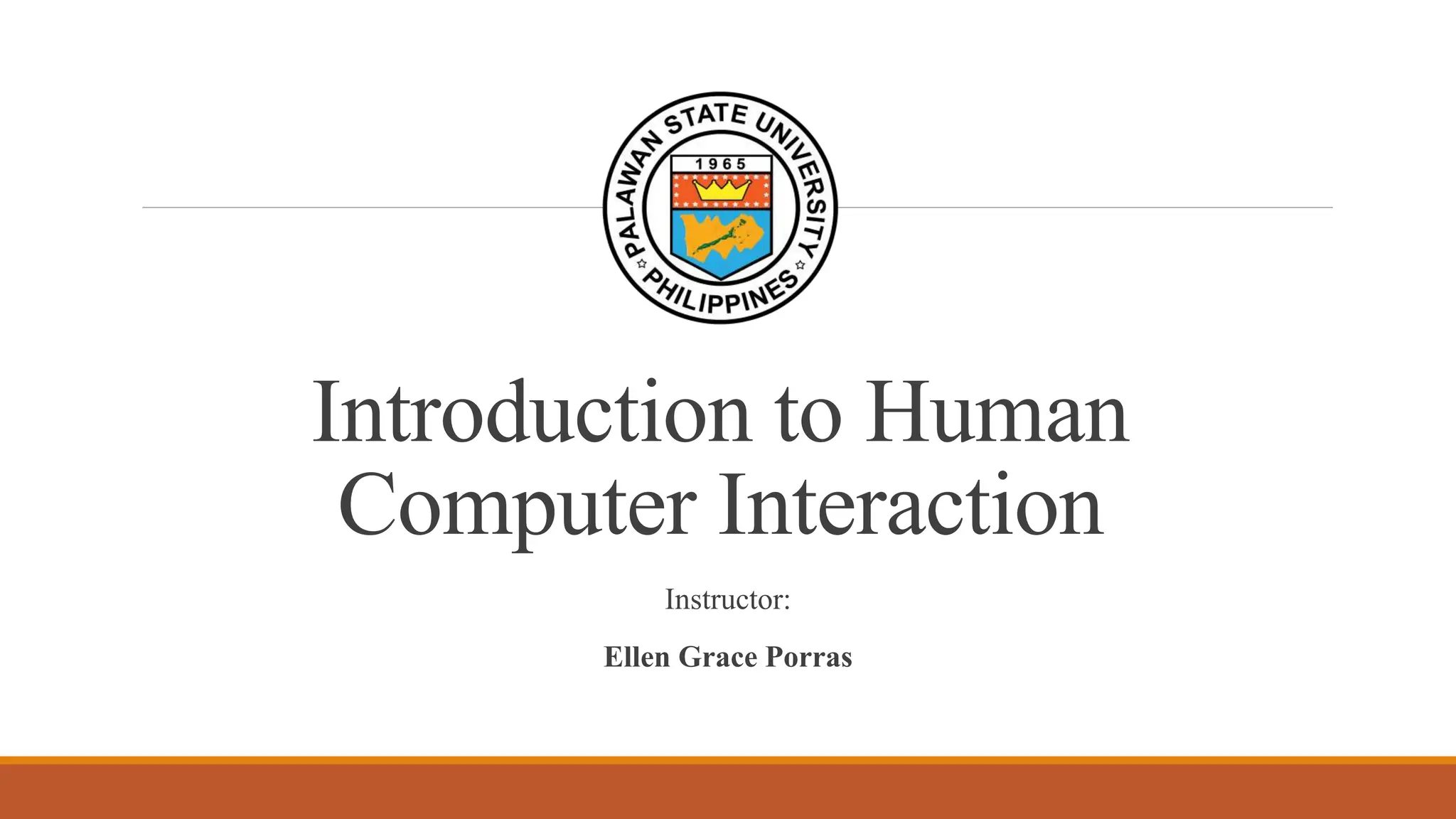 Lesson 3 Introduction To Human Computer Interaction Pptx
