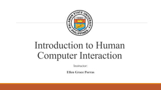 Lesson 3 Introduction to Human Computer Interaction.pptx