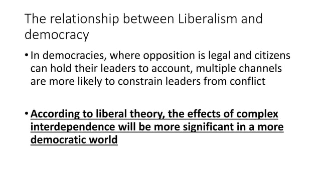 Liberalism in International Relations | PPTX | Political Issues ...