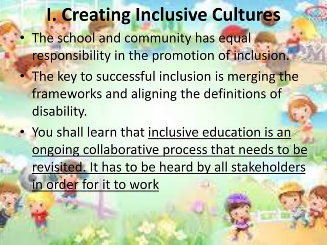 Lesson 3 Making Schools Inclusive.pptx | Special Needs Kids | Parenting