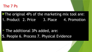 LESSON 3 Marketing Mix Seven (7) Ps in marketing mix | PPTX
