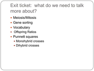 Lesson 3 mendellian genetics & heredity | PPT