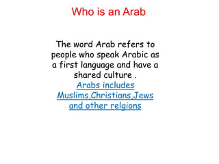middle east region | PPTX