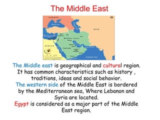 middle east region | PPTX