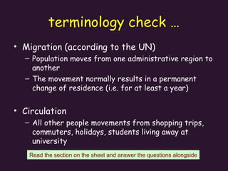 Lesson 3 migration part 1 | PPT