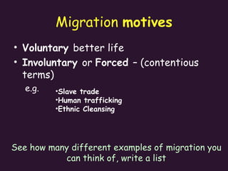 Lesson 3 migration part 1 | PPT