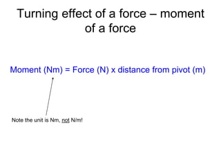Lesson 3 Moments – Turning forces.ppt