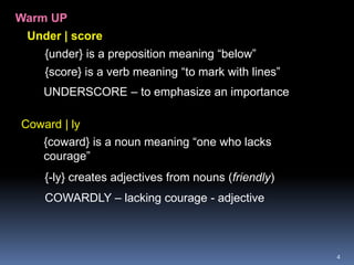 Morphology | PPT