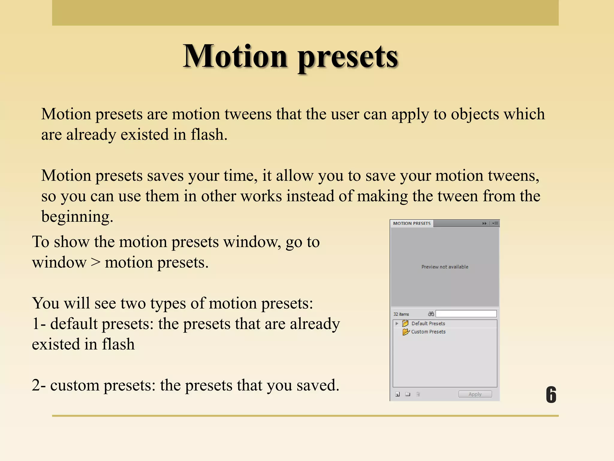 Lesson 3 motion tween | PPTX