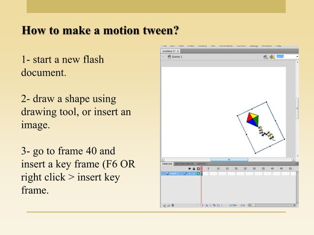 Lesson 3 motion tween | PPTX