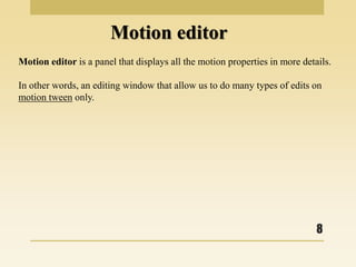 Lesson 3 motion tween | PPTX