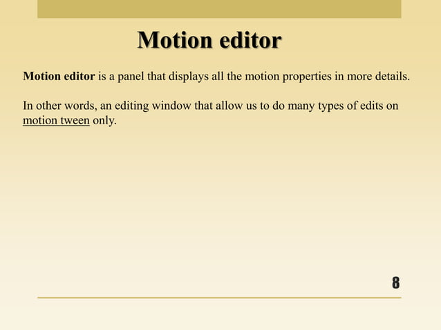 Lesson 3 motion tween | PPTX