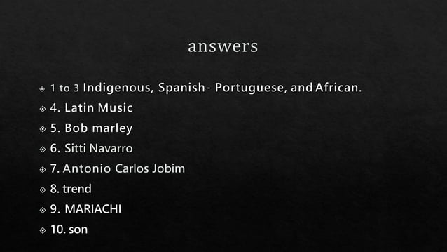 LESSON 3 MUSIC OF LATIN AMERICA.pptx | World/International Music | Music