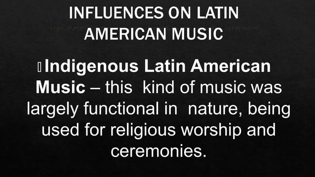 LESSON 3 MUSIC OF LATIN AMERICA.pptx | World/International Music | Music