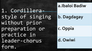 Music Education 7 2nd Quaretr Lesson 3 music of palawan | PPTX