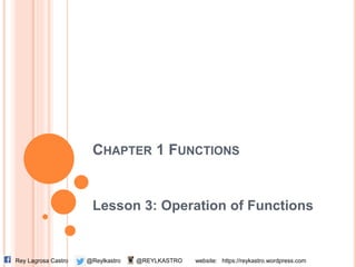 operation of functions | PPT