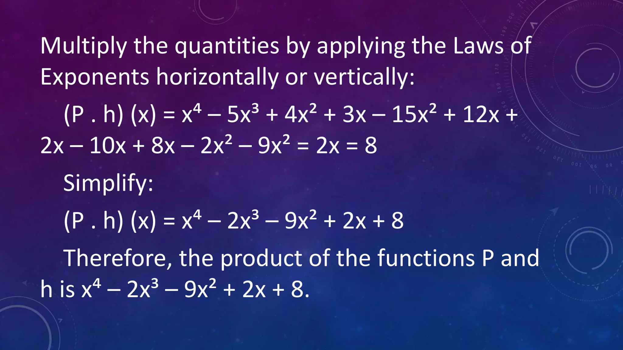 Lesson 3 Operation on Functions | PPTX